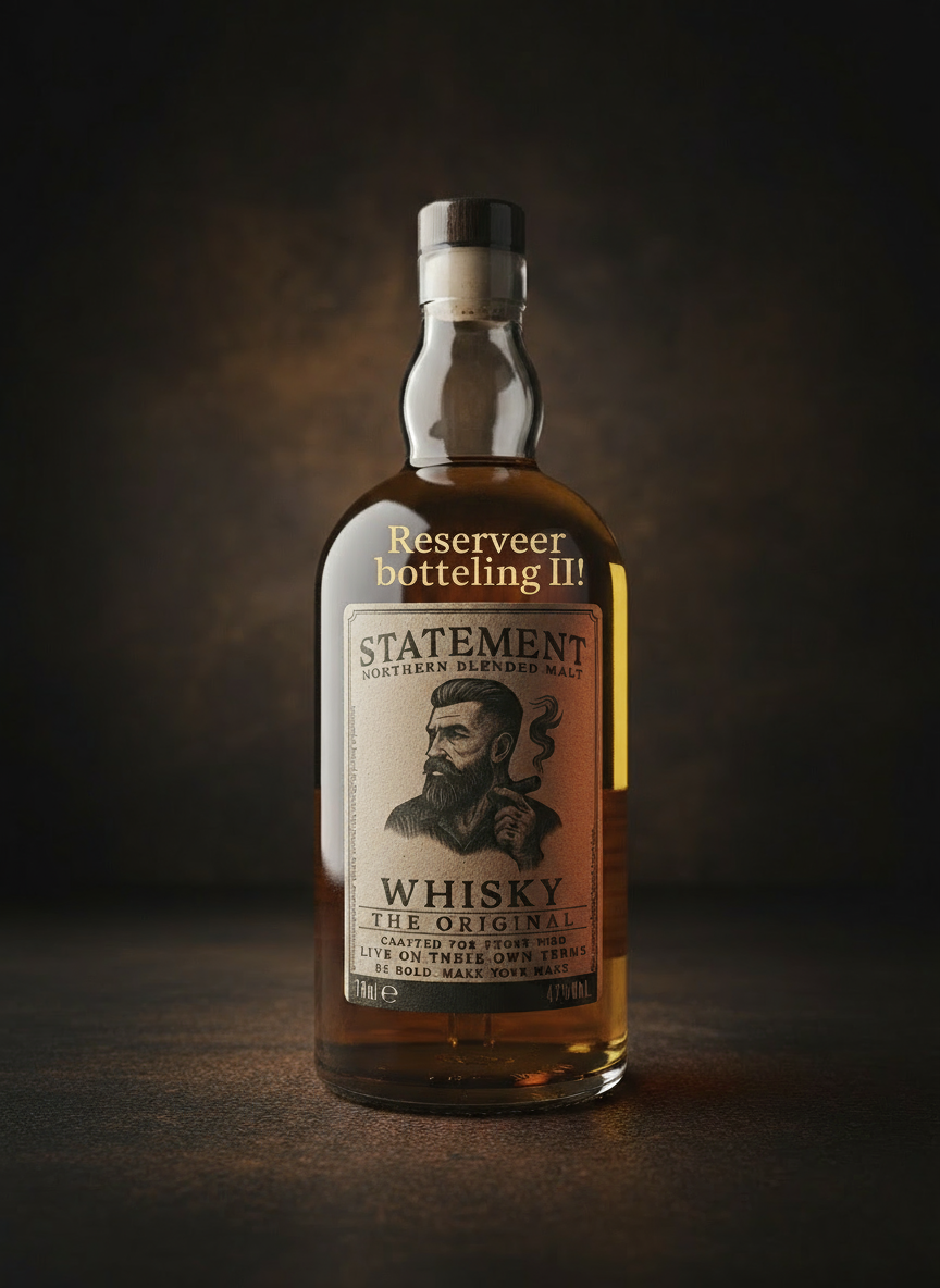 Statement - The Original Northern Malt Cask Strength – Vierboet whisky